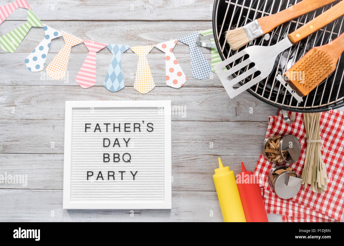 Fathers day bbq party hi-res stock photography and images - Alamy