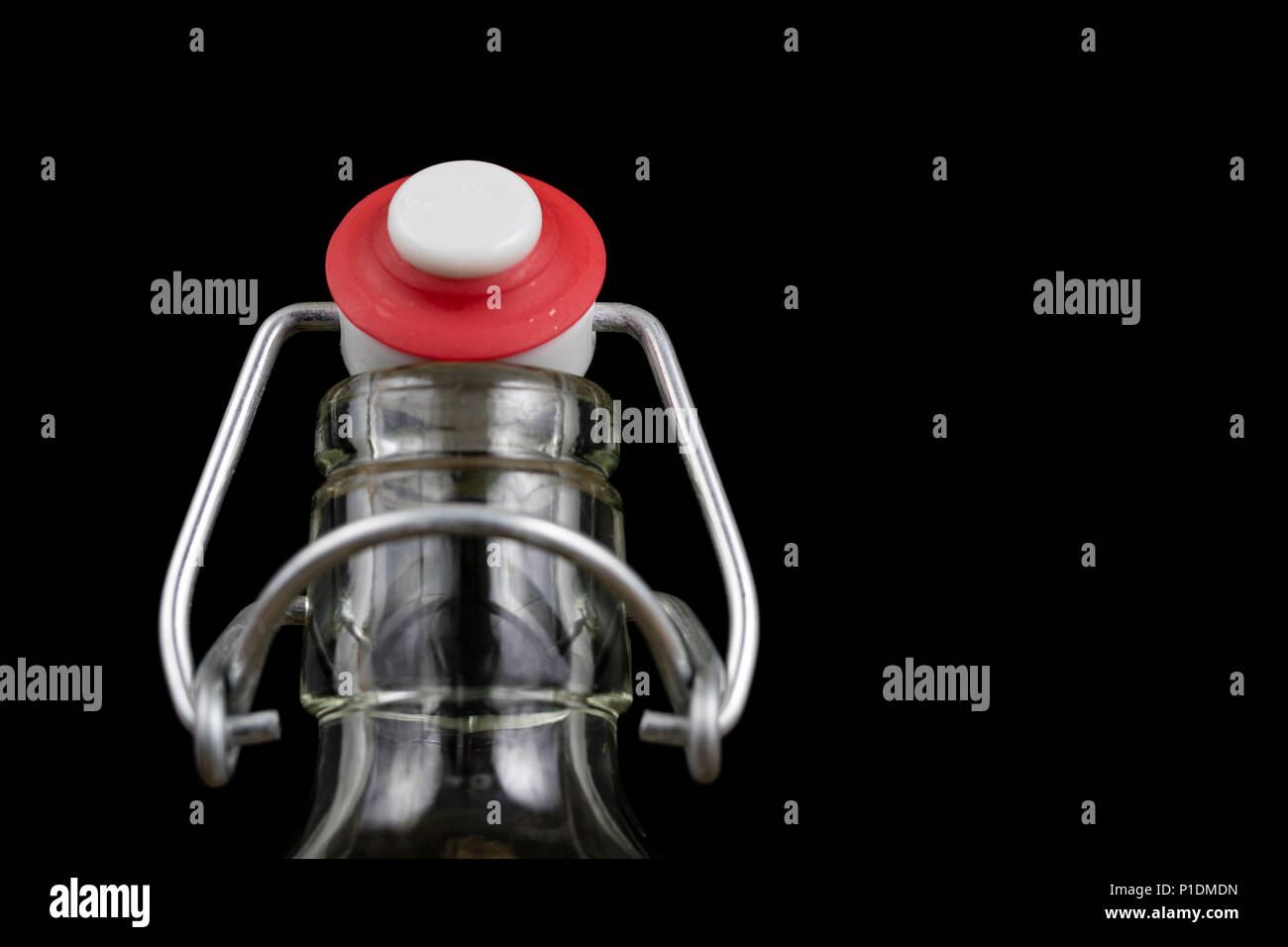 Universal closure of a beverage bottle. Airtight cap closing ...
