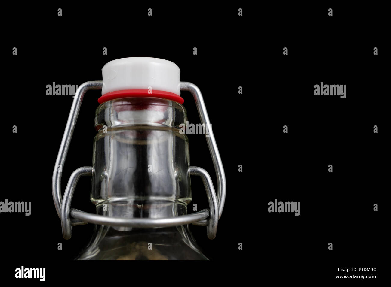 Universal closure of a beverage bottle. Airtight cap closing ...