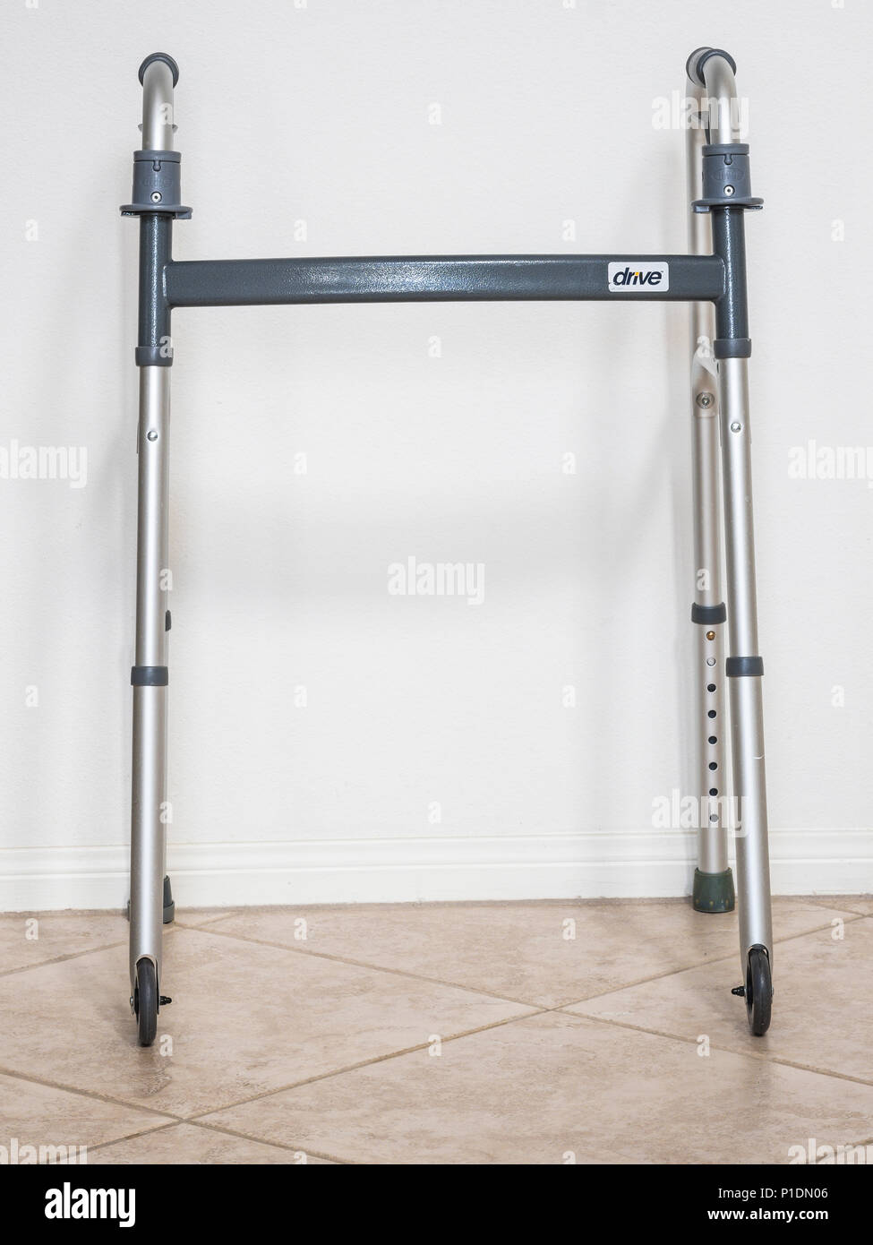 front wheeled walker Stock Photo - Alamy