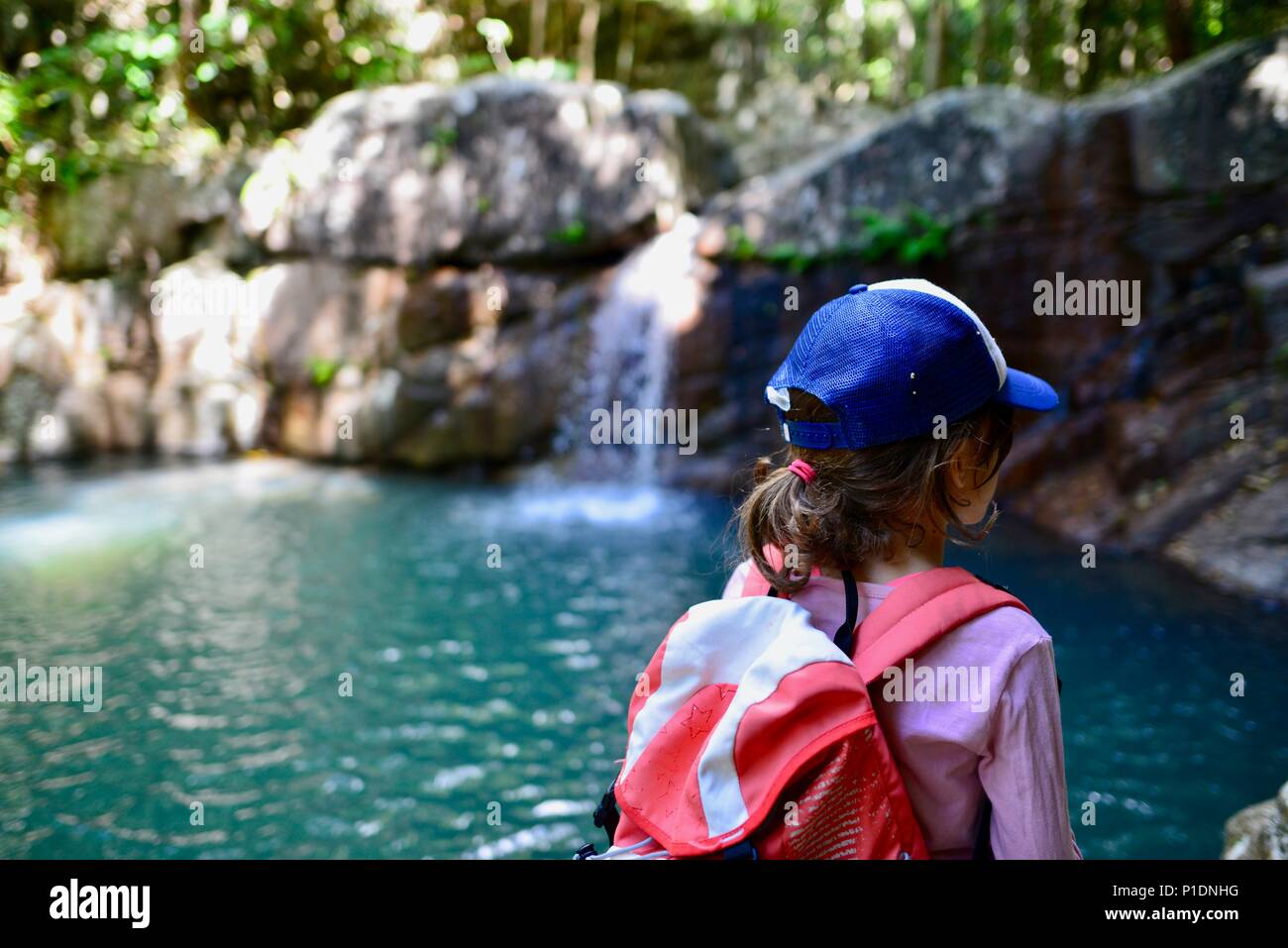 The beautiful isolated and untouched rope falls, Paluma Range National ...