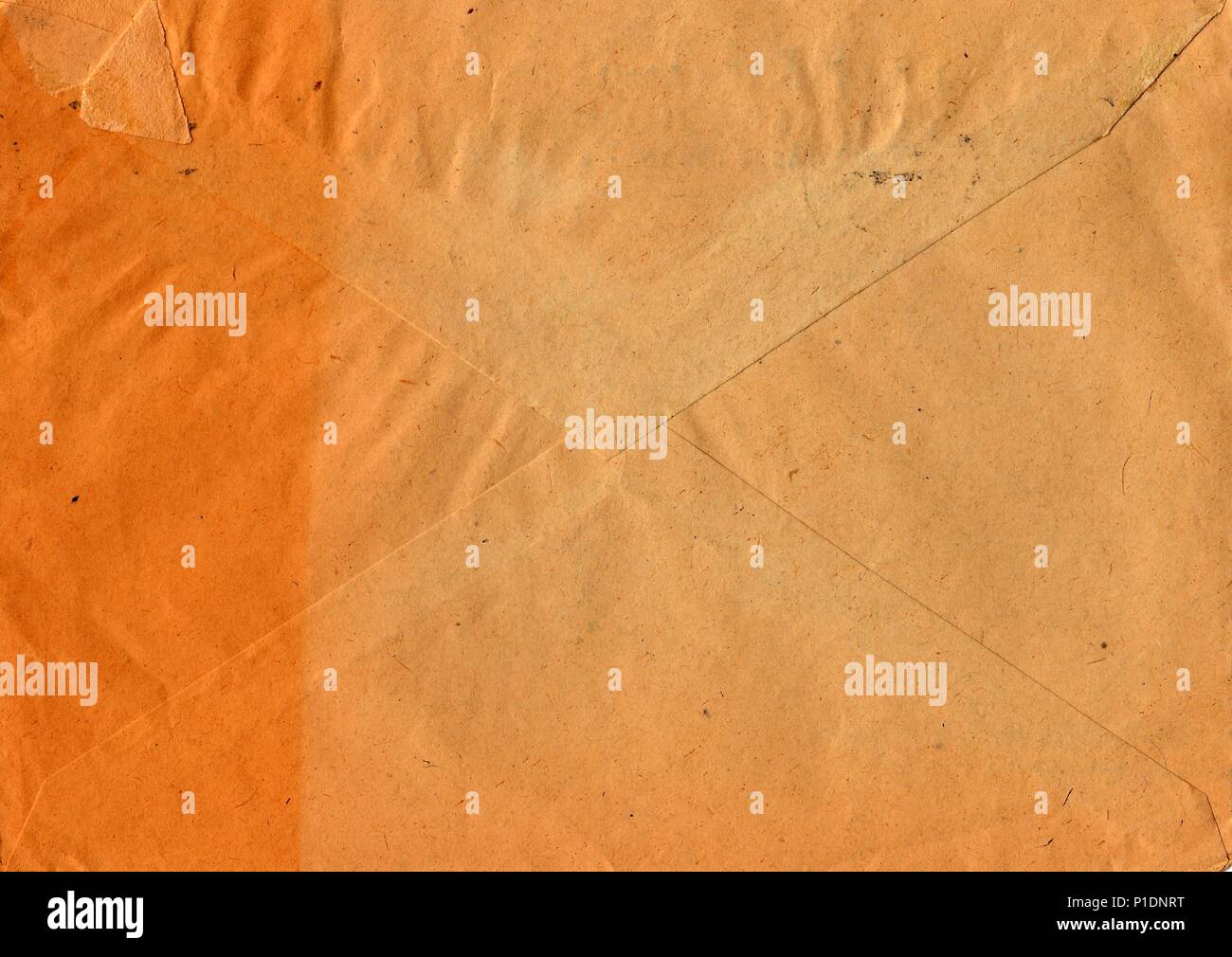 Back of an old used envelope. Rich stain and paper details. Can be used ...