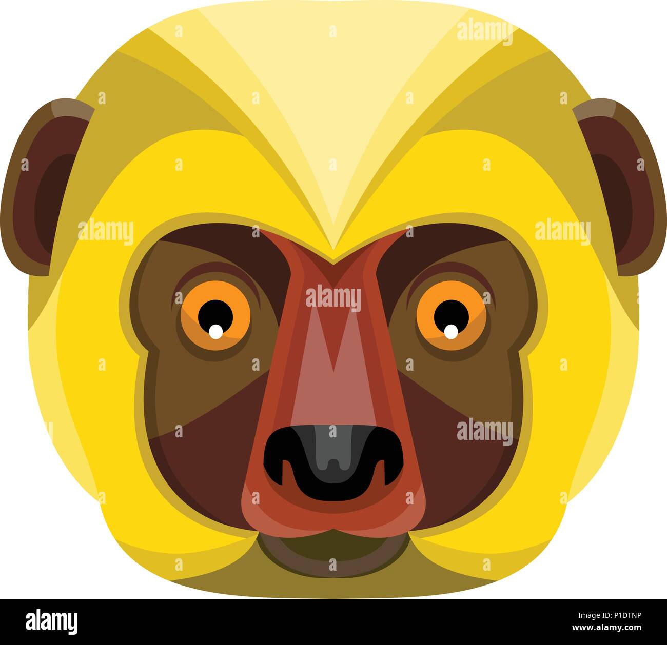 Primate endemic Stock Vector Images - Alamy
