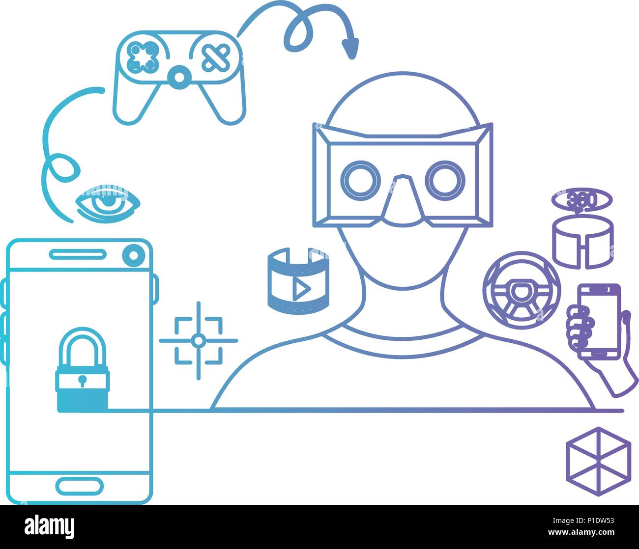 Satellitte Stock Vector Images - Alamy