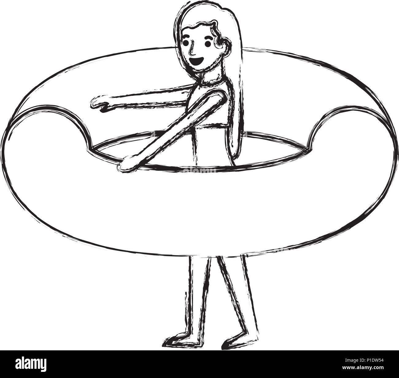 man in float character Stock Vector Image & Art - Alamy