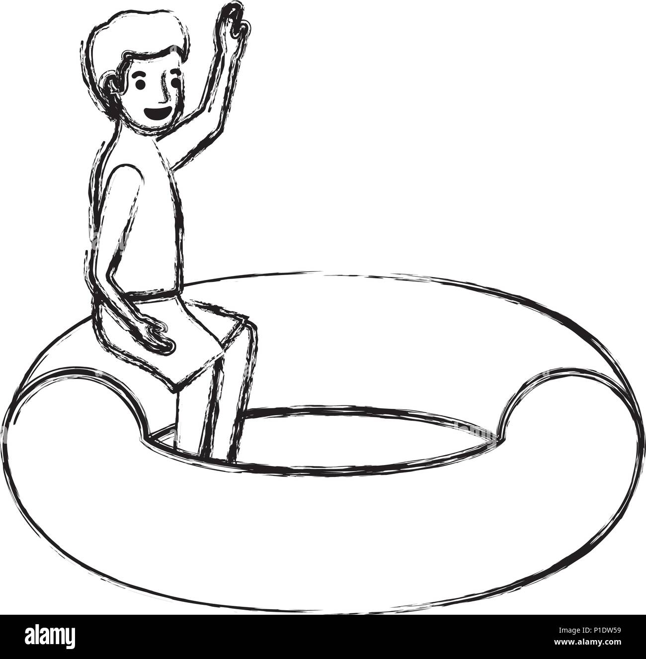 man in float character Stock Vector Image & Art - Alamy