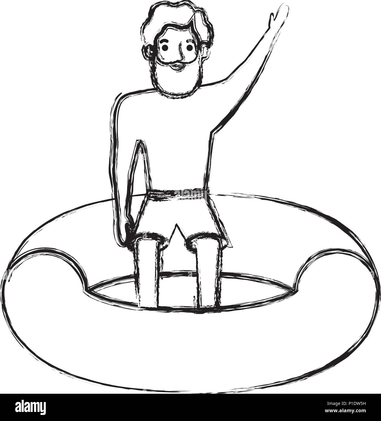 man in float character Stock Vector Image & Art - Alamy