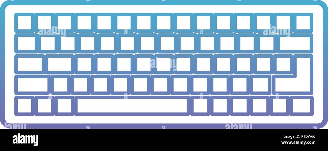 computer keyboard isolated icon Stock Vector Image & Art - Alamy