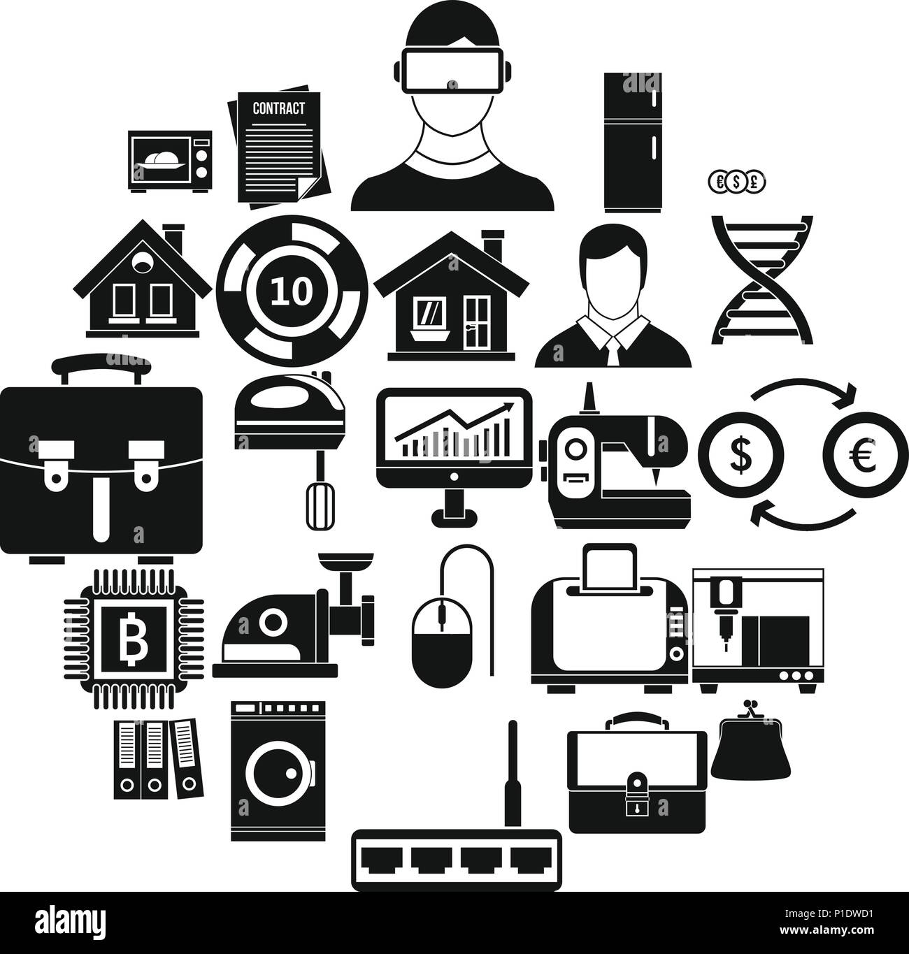 Loan land credit Stock Vector Images - Alamy