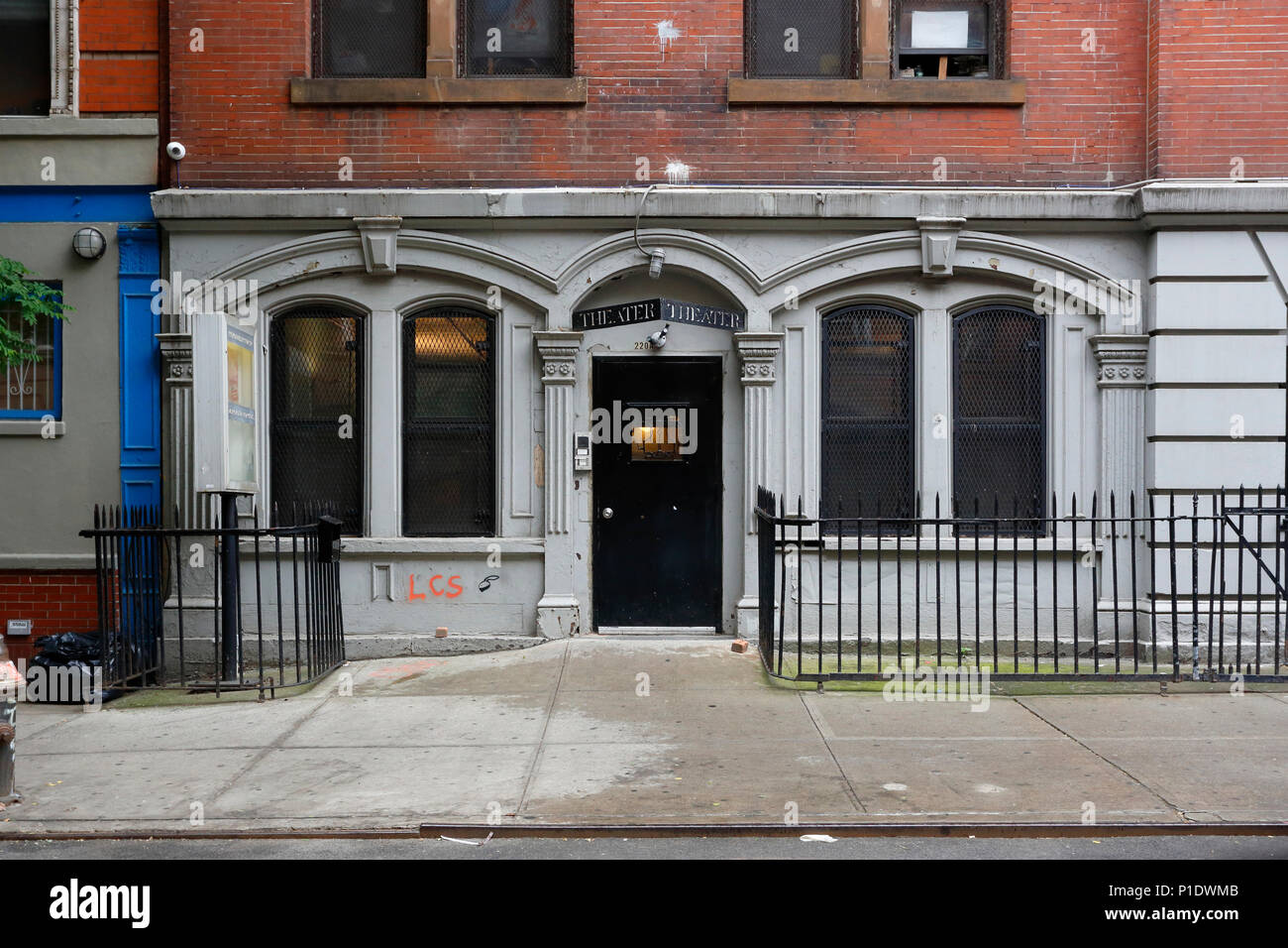 Connelly Theater, 220 E 4th St, New York, NY. exterior storefront of a ...
