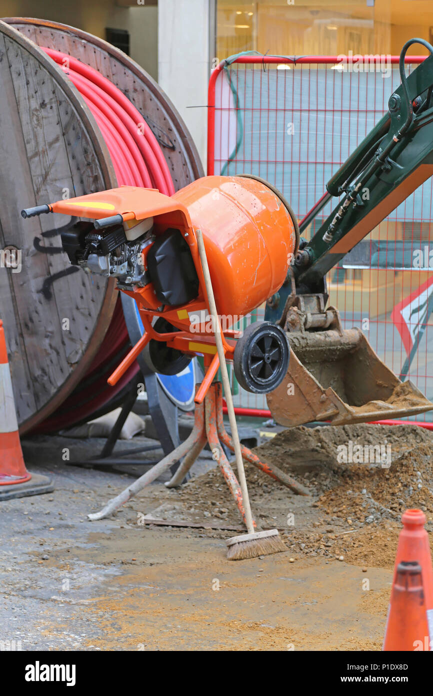 Portable concrete hi-res stock photography and images - Alamy
