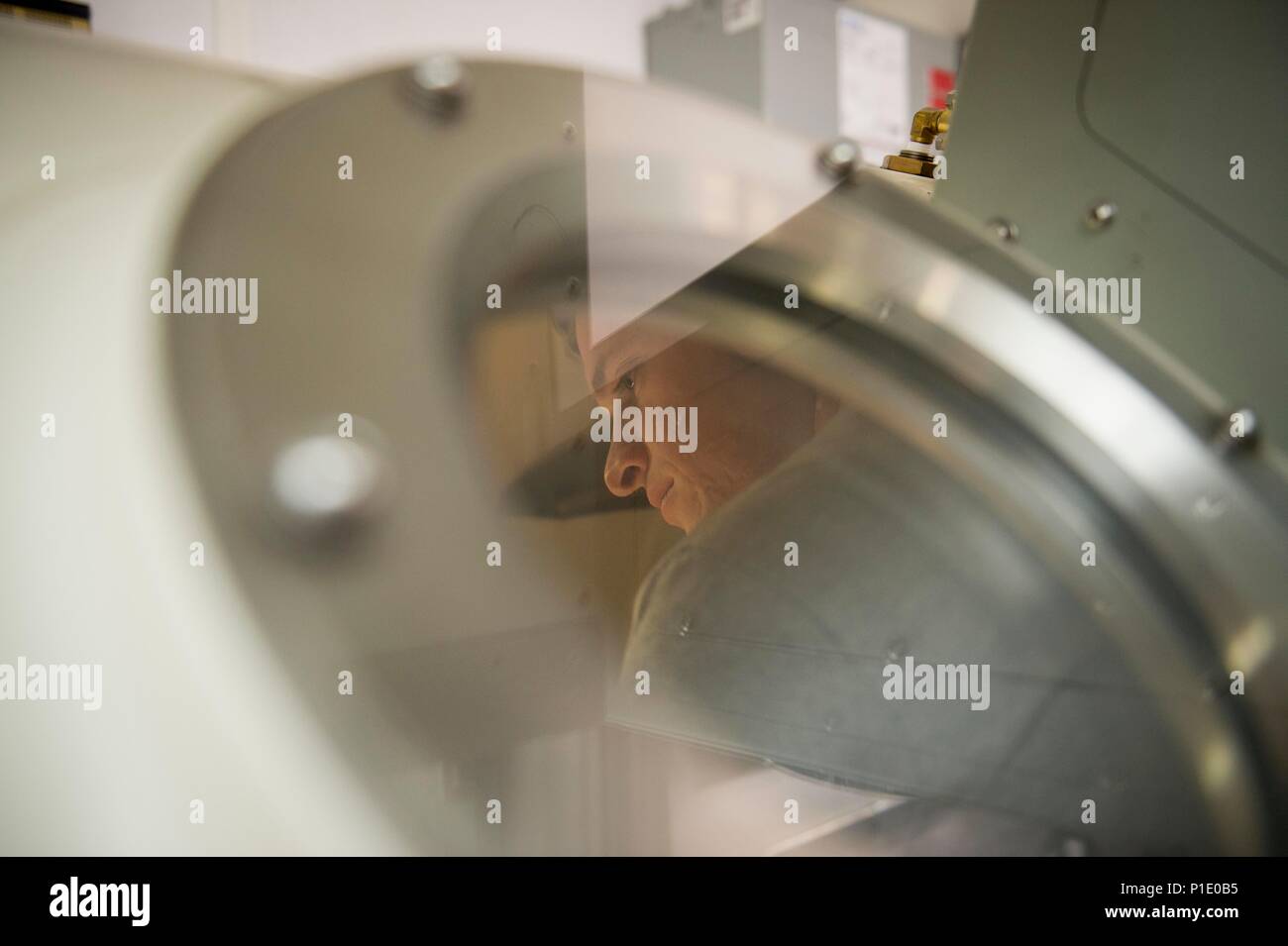 Standard navy double lock recompression chamber system hi-res stock ...