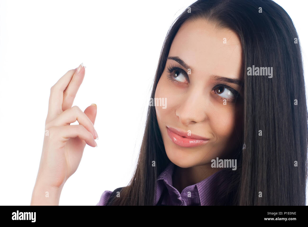 Crossed fingers gesture Stock Photo - Alamy
