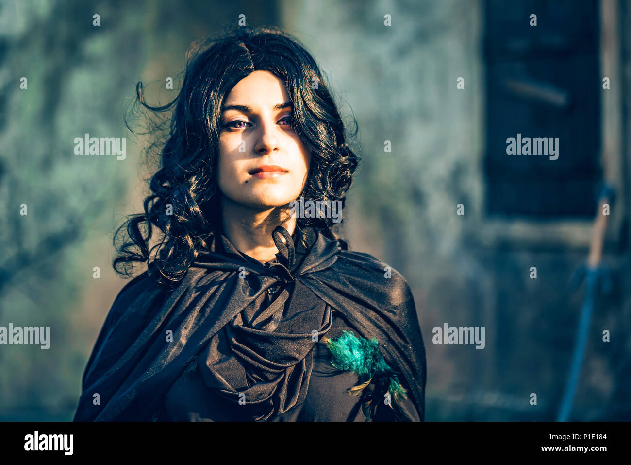 Fantasy cosplay beautiful girl from Witcher Stock Photo - Alamy