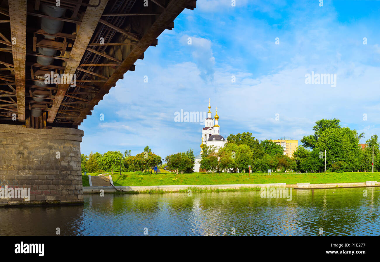 View of the Oka waterfront Stock Photo - Alamy