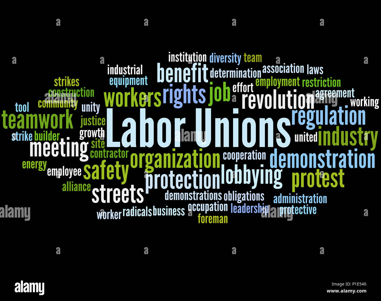 Lobbying word cloud concept hi-res stock photography and images - Alamy