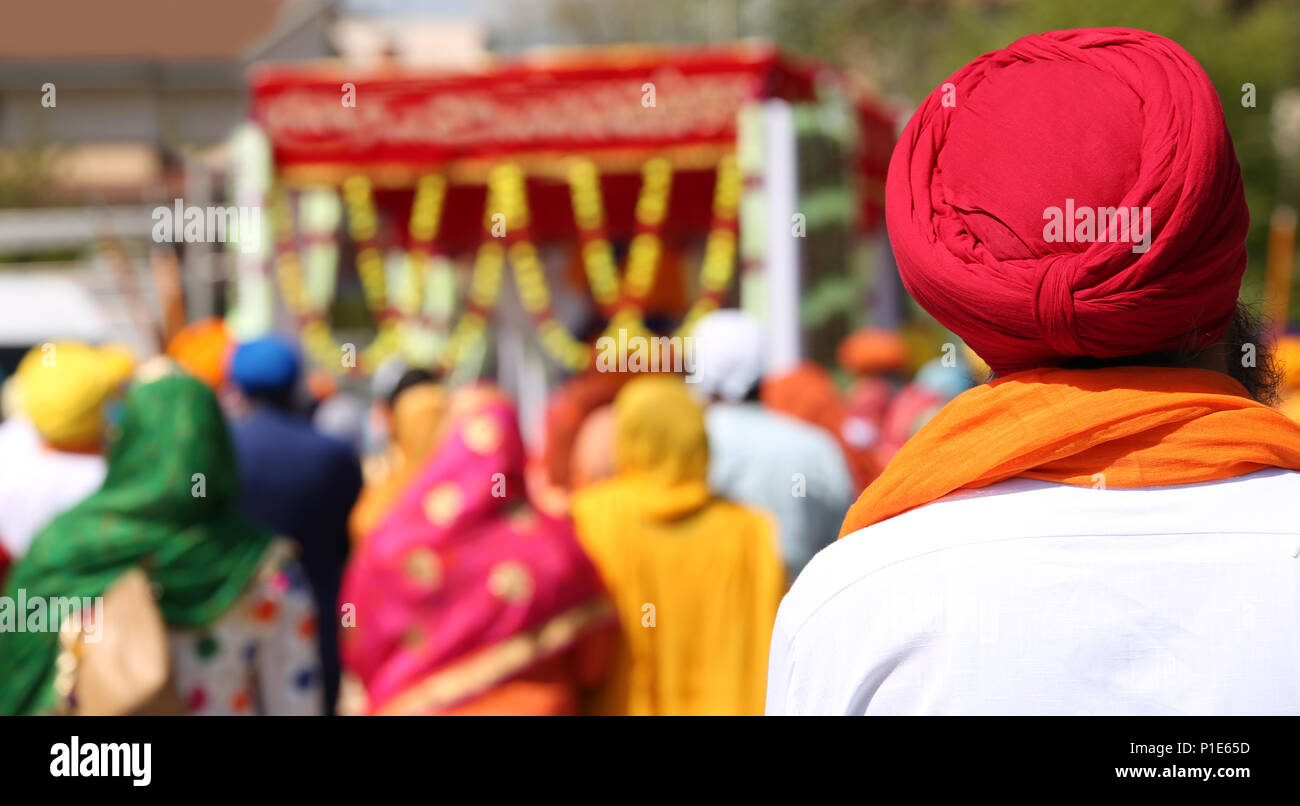 Indian ceremony crowd people mass hi-res stock photography and images ...