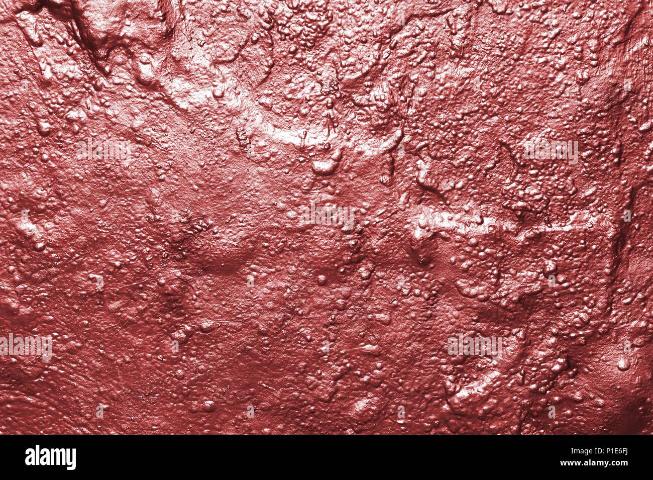 background with wall with bright metallic red paint Stock Photo - Alamy