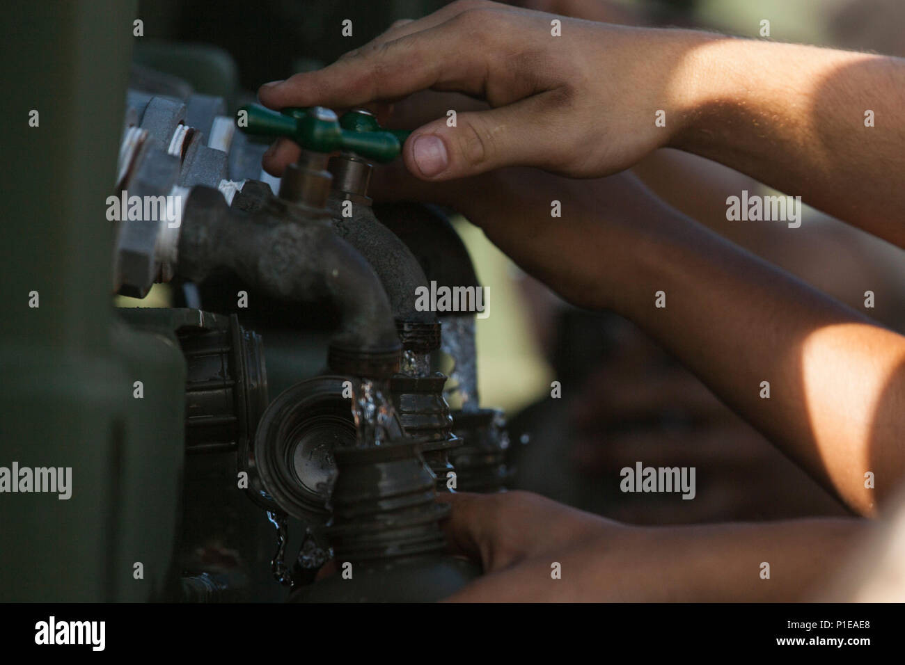 U.S. Marine Recruits with Platoon 2090, E. Co., 2nd Battalion, Recruit ...