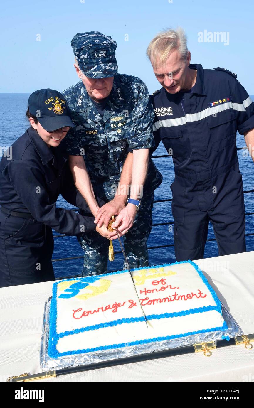 161013-N-FP878-204 MEDITERRANEAN SEA (Oct. 13, 2016) Vice Adm. James ...
