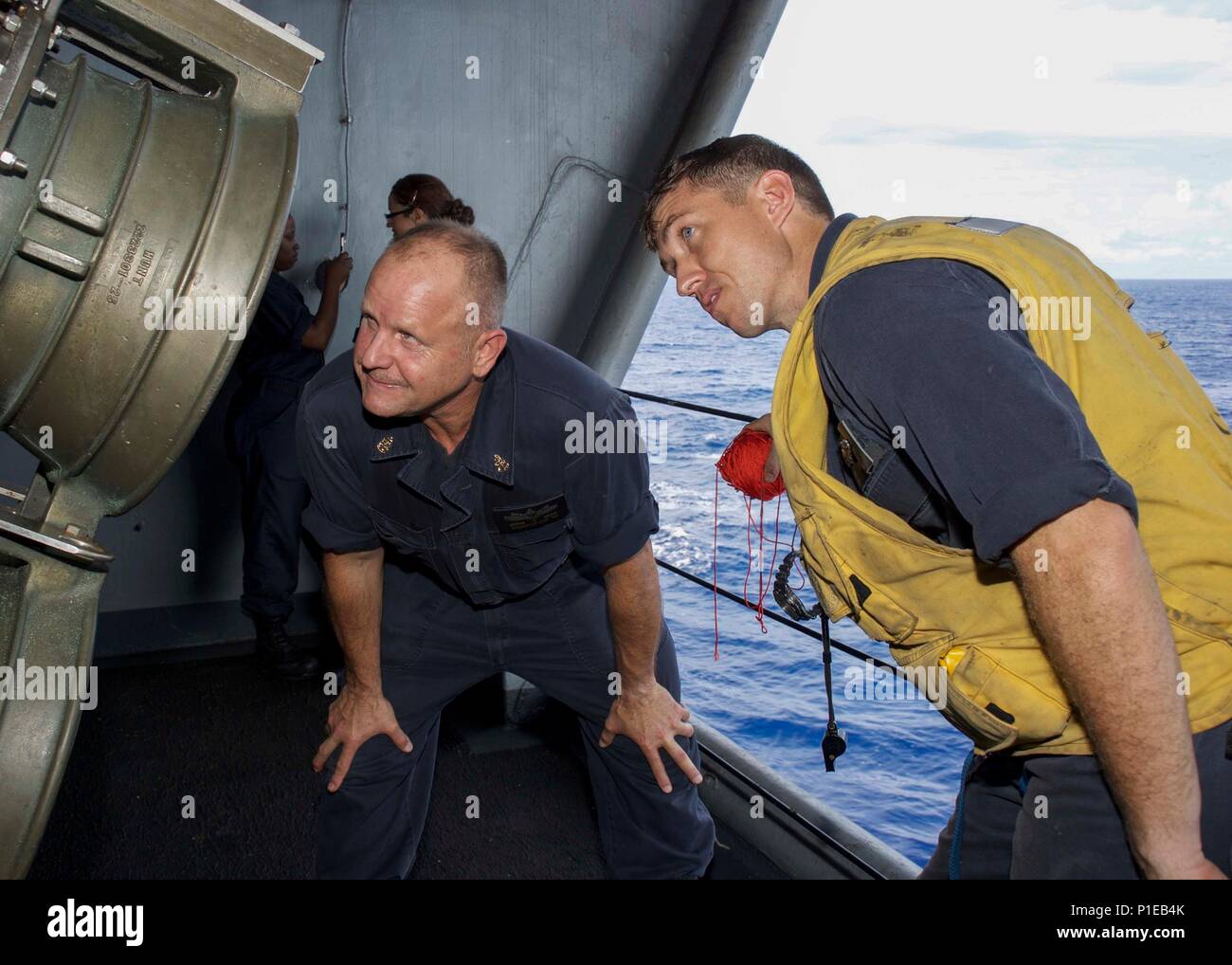 161009-N-CQ428-022 ATLANTIC OCEAN (Oct. 9, 2016) Senior Chief Petty ...