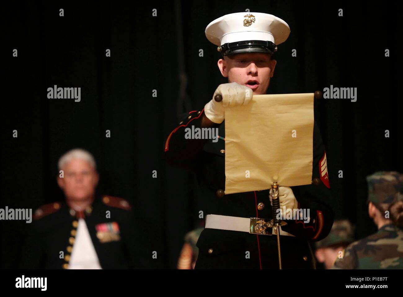 U.S. Marine Corps Sgt. Corey Sanders, a Recovery Crew Chief assigned to ...