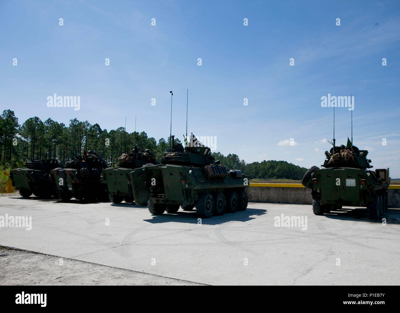 U.S. Marines with various Light Armored Reconnaissance Battalions (LAR ...