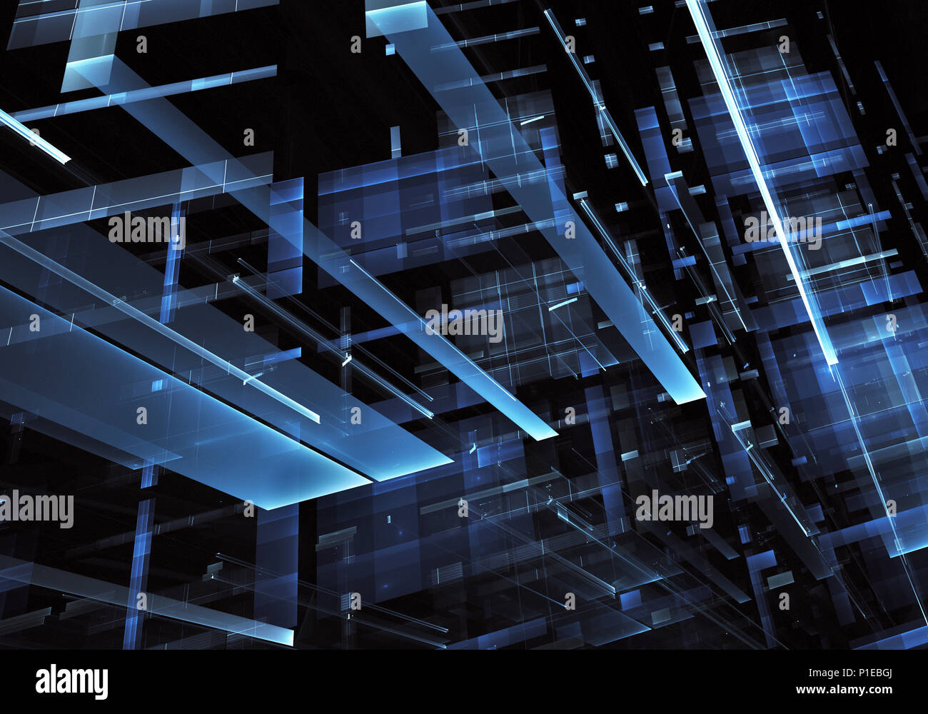 Abstract future technology background - computer-generated 3D image ...