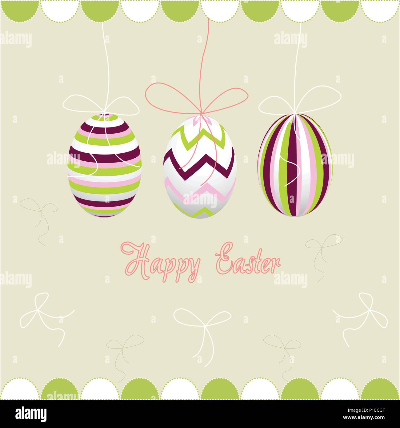 Happy easter collection object Stock Vector Images - Alamy