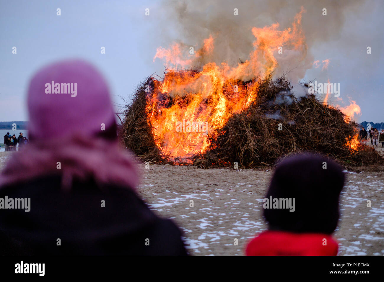 Easter fire on beach hi-res stock photography and images - Alamy