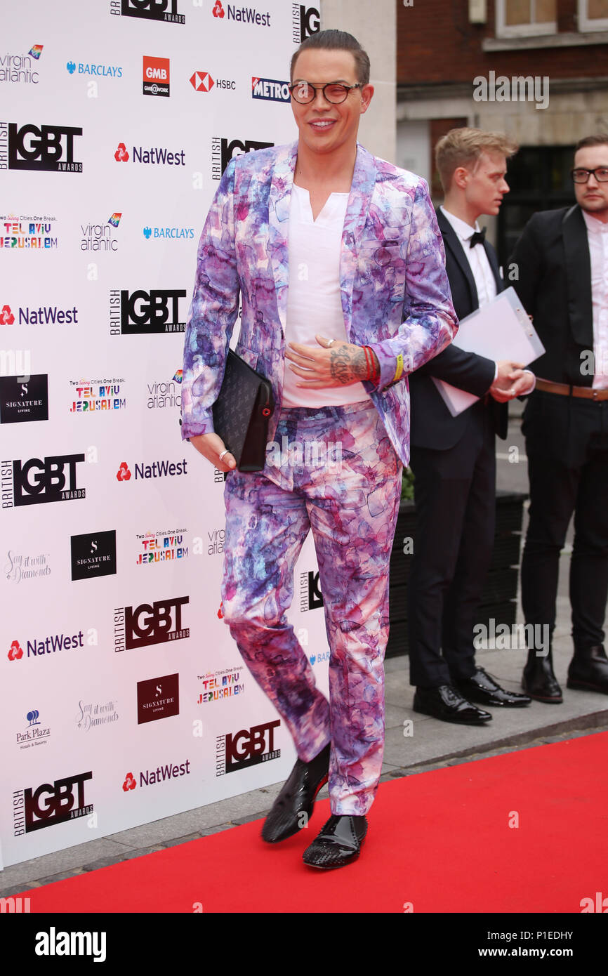 The British LGBT Awards held at London Marriott Hotel - Arrivals ...