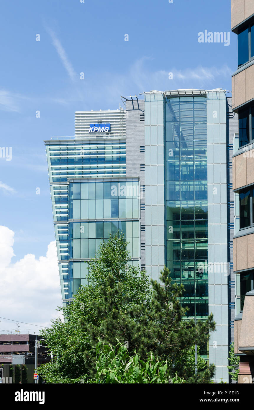 Modern office blocks at One Snowhill near Colmore Row and Snow Hill ...