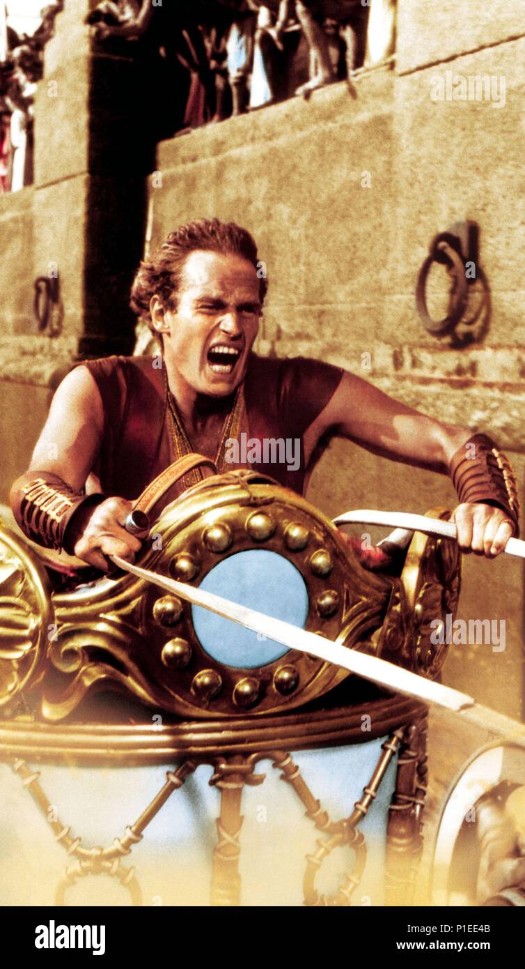 Ben hur chariot race scene 1959 hi-res stock photography and images - Alamy