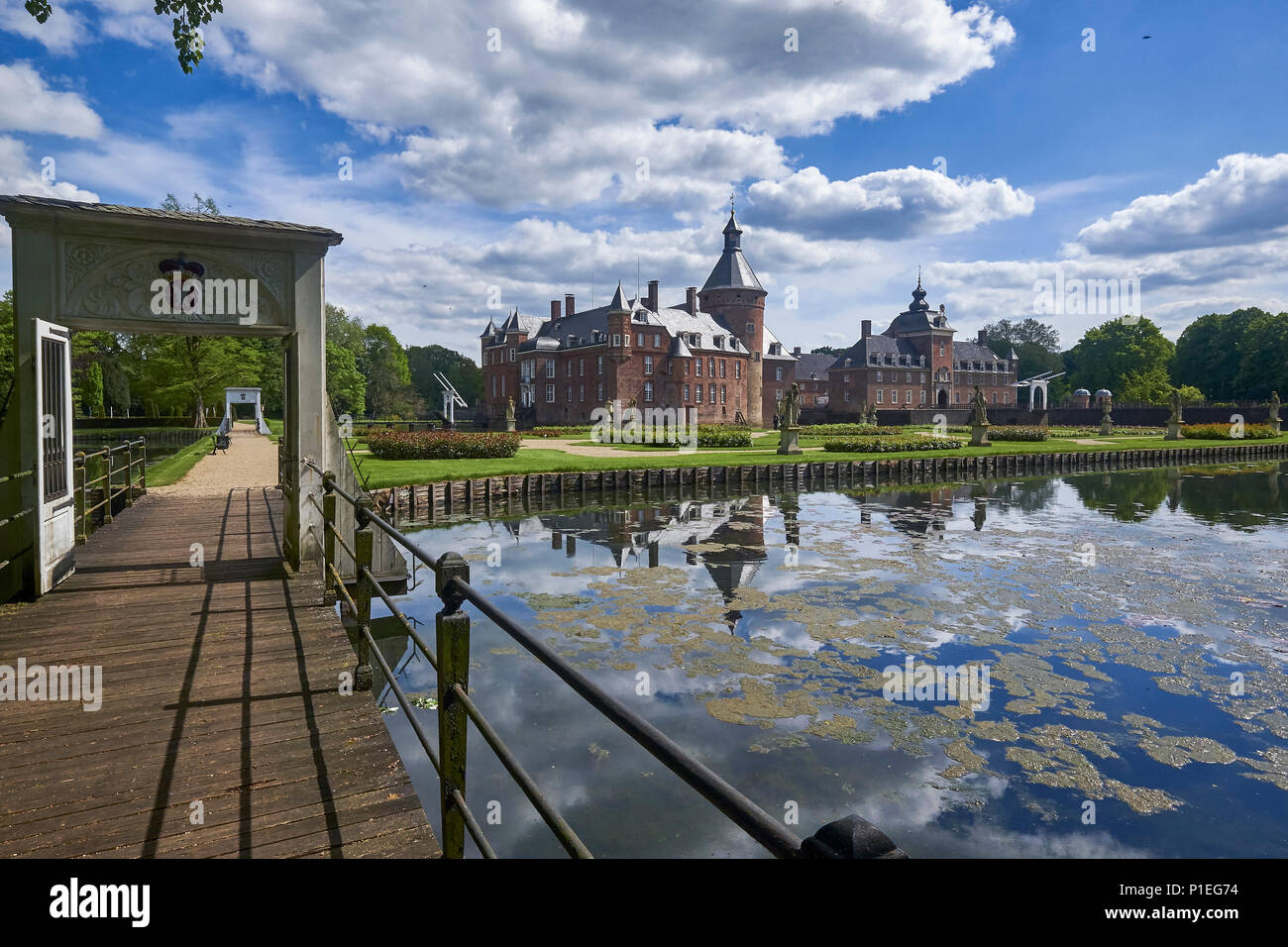 Anholt castle, Borken, North Rhine-Westphalia, Germany Stock Photo - Alamy