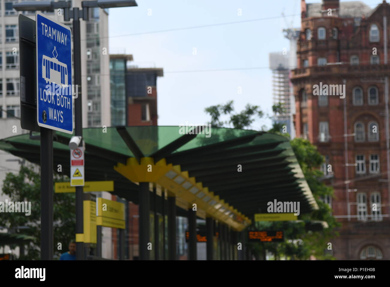 Manchester tramway system hi-res stock photography and images - Alamy