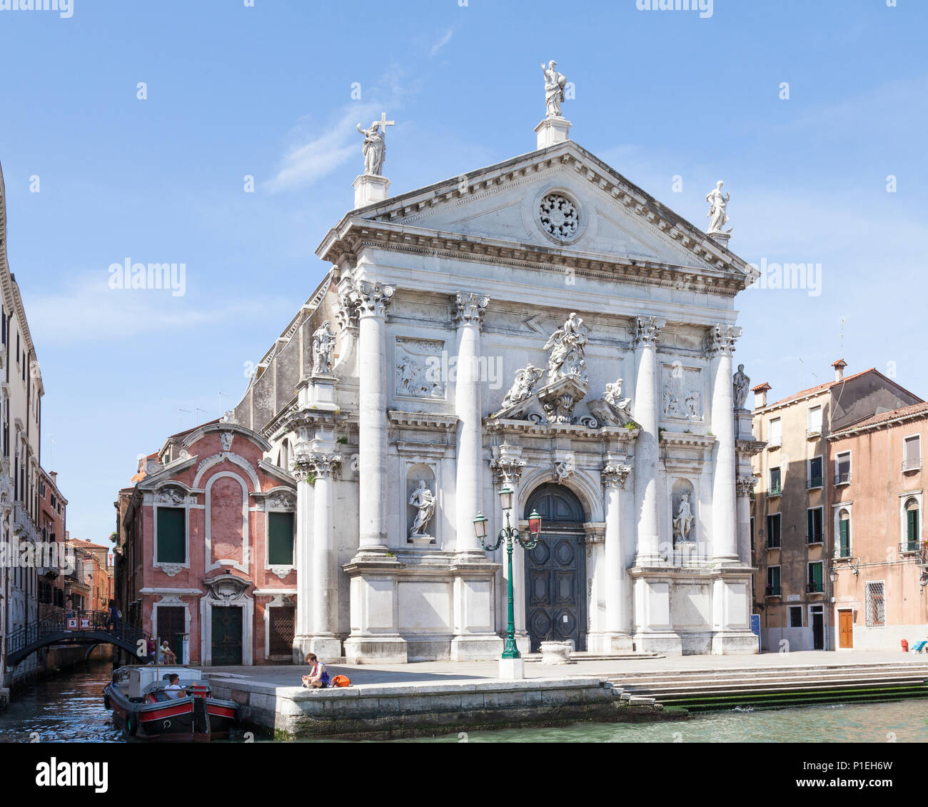 Church of San Stae (Chiese di San Stae), Grand Canal, Venice, Veneto ...