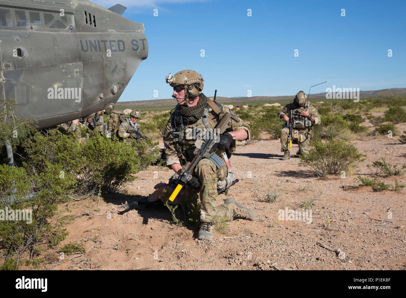 U.S. Special Forces conduct a downed pilot simulation for the Army ...