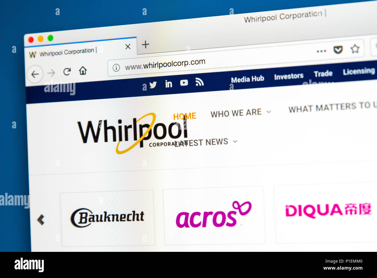 Whirlpool appliance hi-res stock photography and images - Alamy