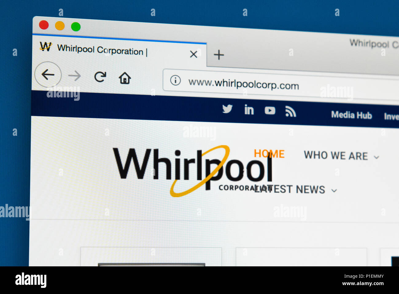 Whirlpool Logo High Resolution Stock Photography and Images - Alamy