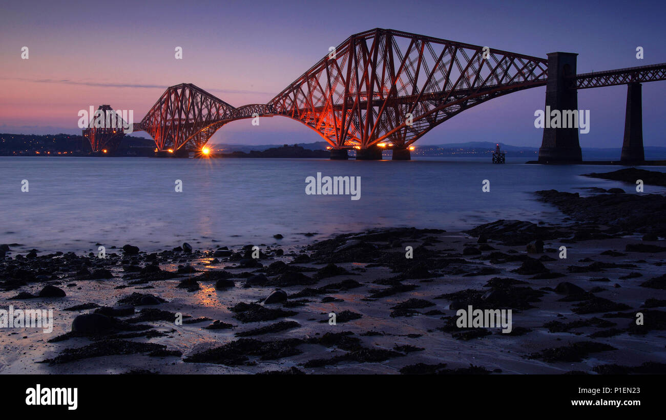 Europe, Scotland, Edinburgh, bridge, Firth of Forth Bridge, , Europa ...
