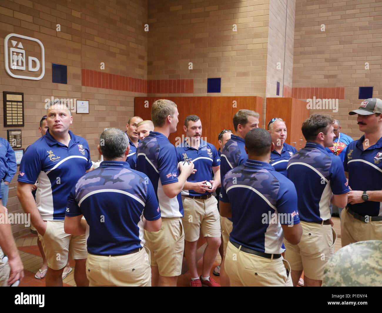 The British Army Medical Services Rugby Team stopped by Brooke Army ...
