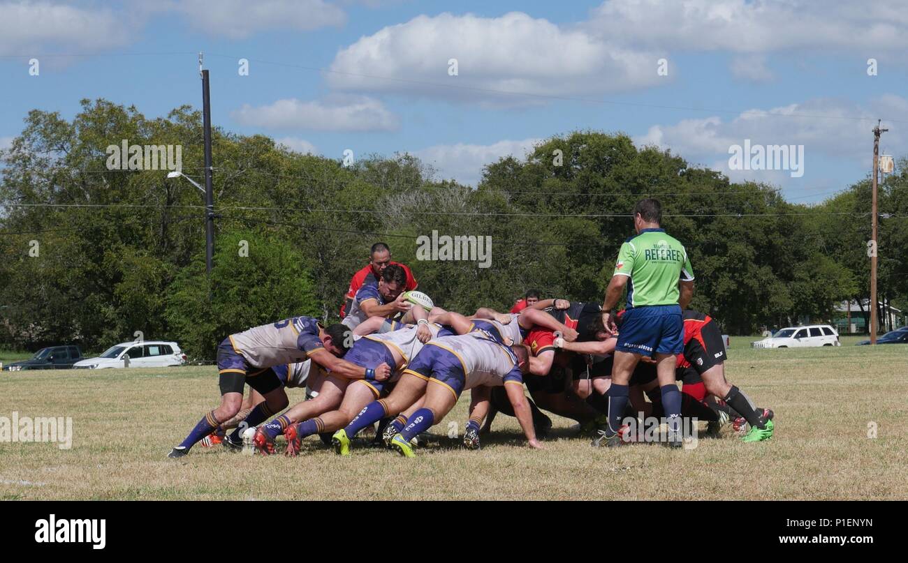 The San Antonio Rugby Football Club (right), a 45 year old organization ...