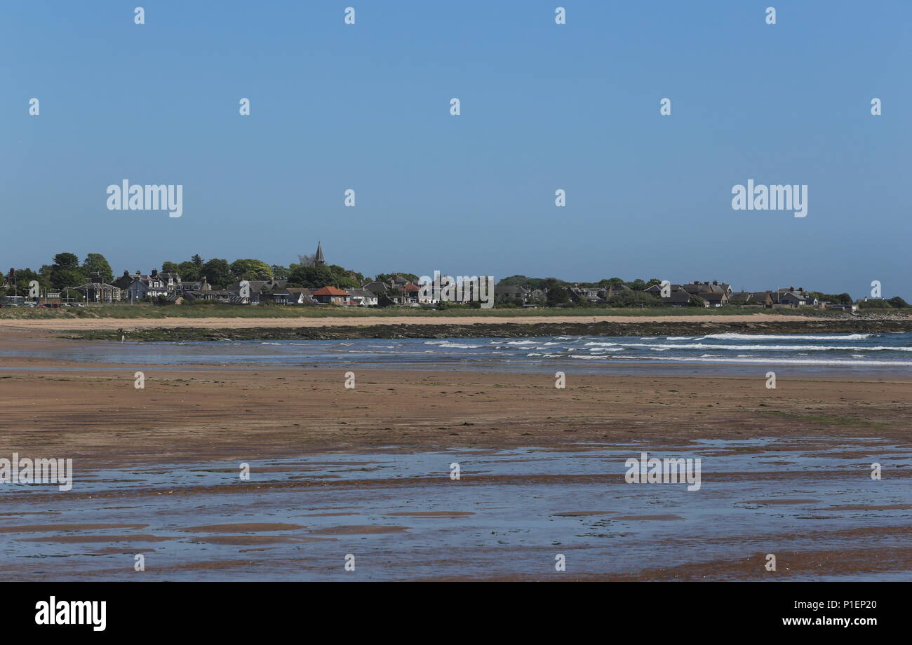 Carnoustie waterfront Angus Scotland June 2018 Stock Photo - Alamy