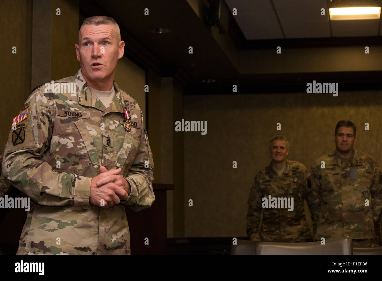 Command sgt maj sam k young hi-res stock photography and images - Alamy