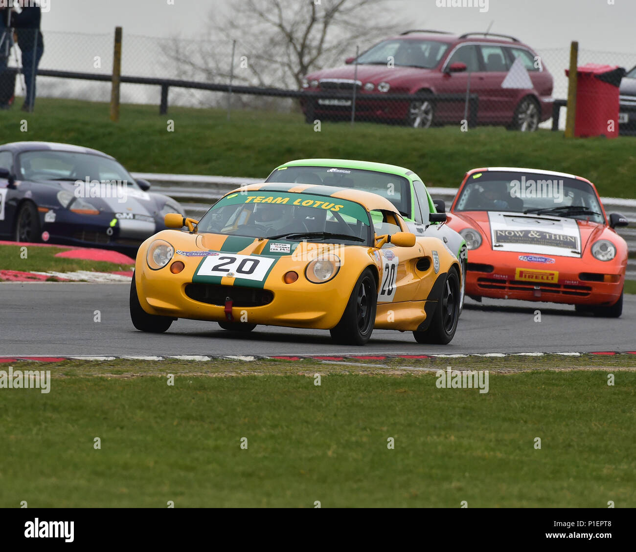David Sharp, Lotus Elise S1, Modern Classics, Nextec Puma Cup, CSCC, Snetterton Motor racing ...