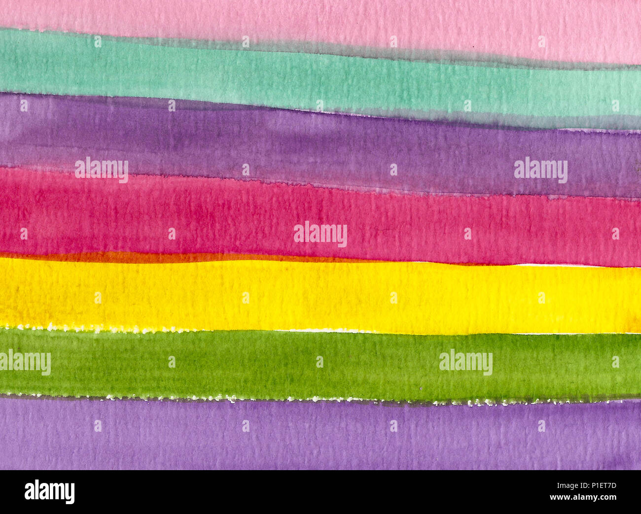 hand drawn watercolor line background Stock Photo - Alamy