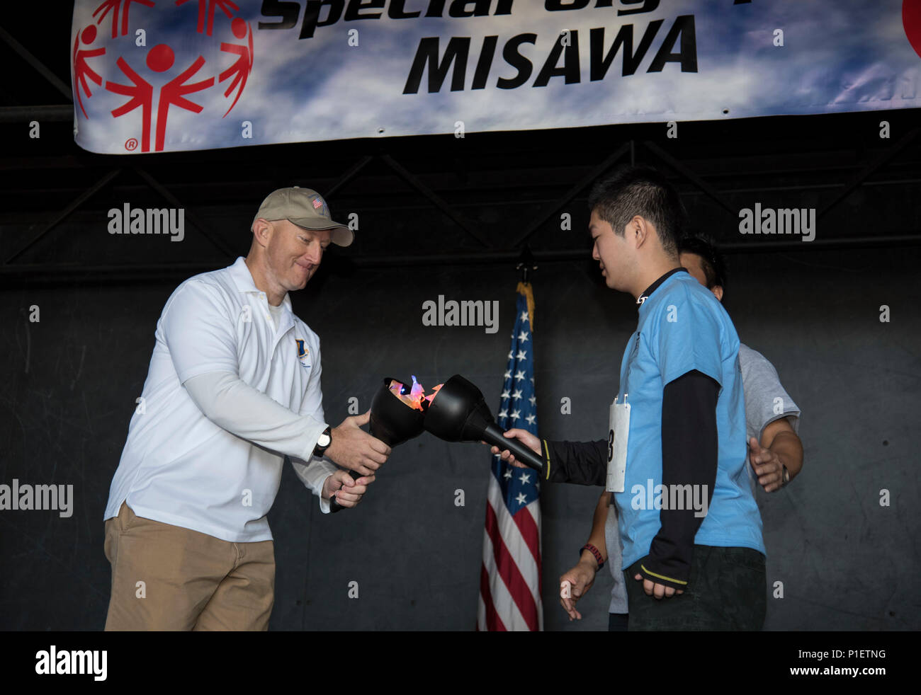 Col. Travis Rex, left, the 35th Fighter Wing vice commander, and ...