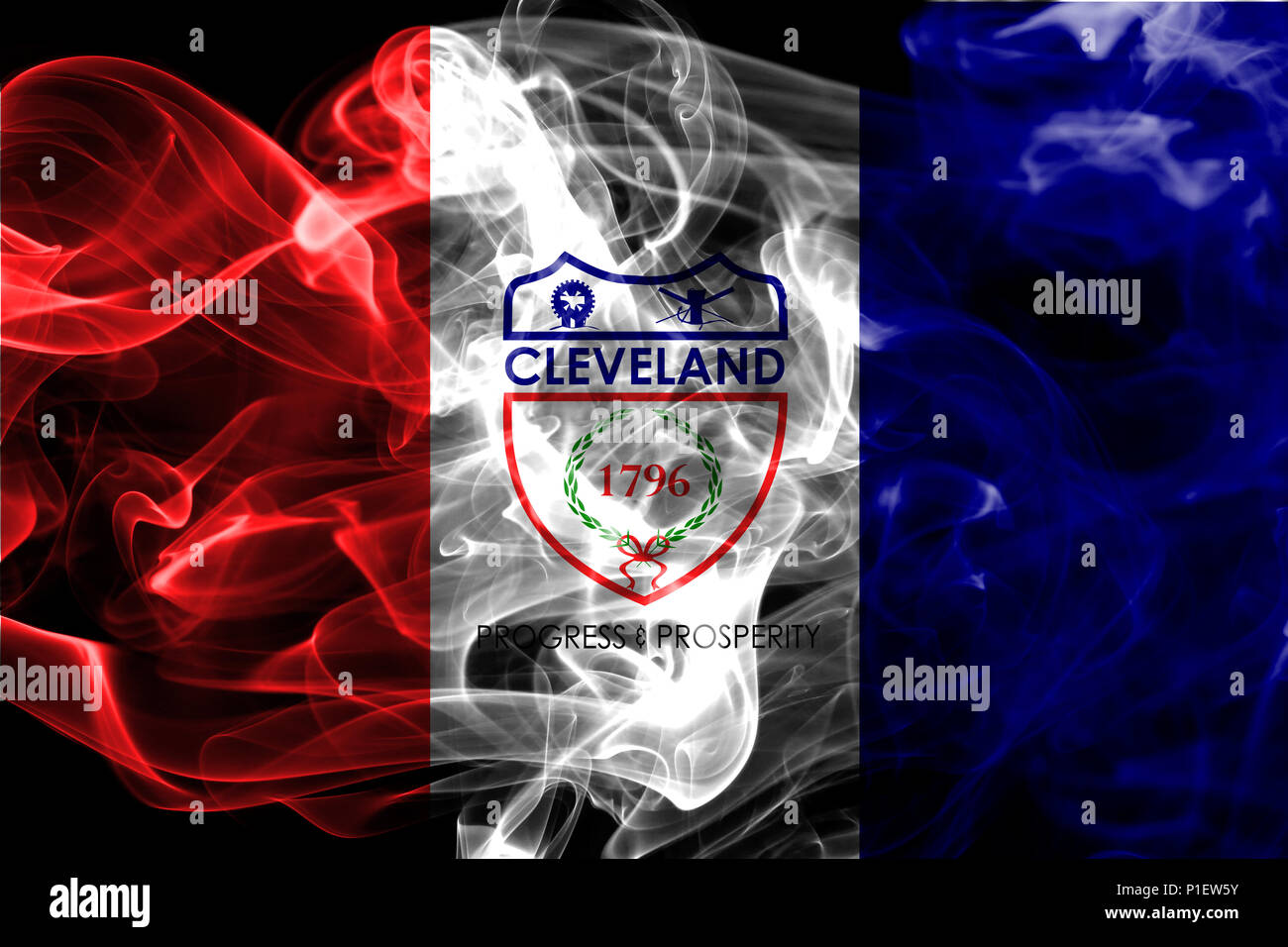 Official flag cleveland ohio hi-res stock photography and images - Alamy