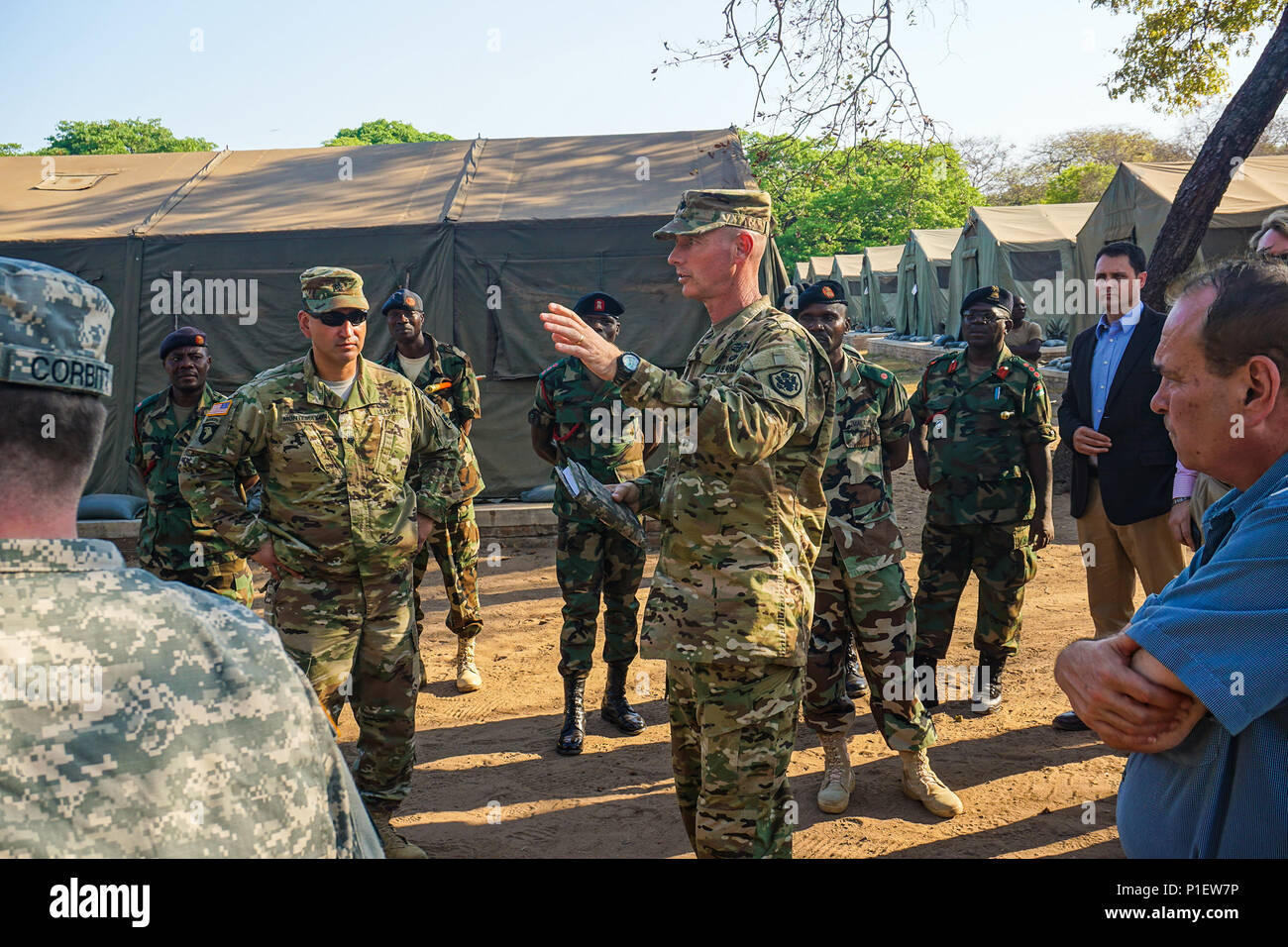 U.S. Army Lt. Col. Ed Williams, Defense Attaché to the U.S. Embassy in ...