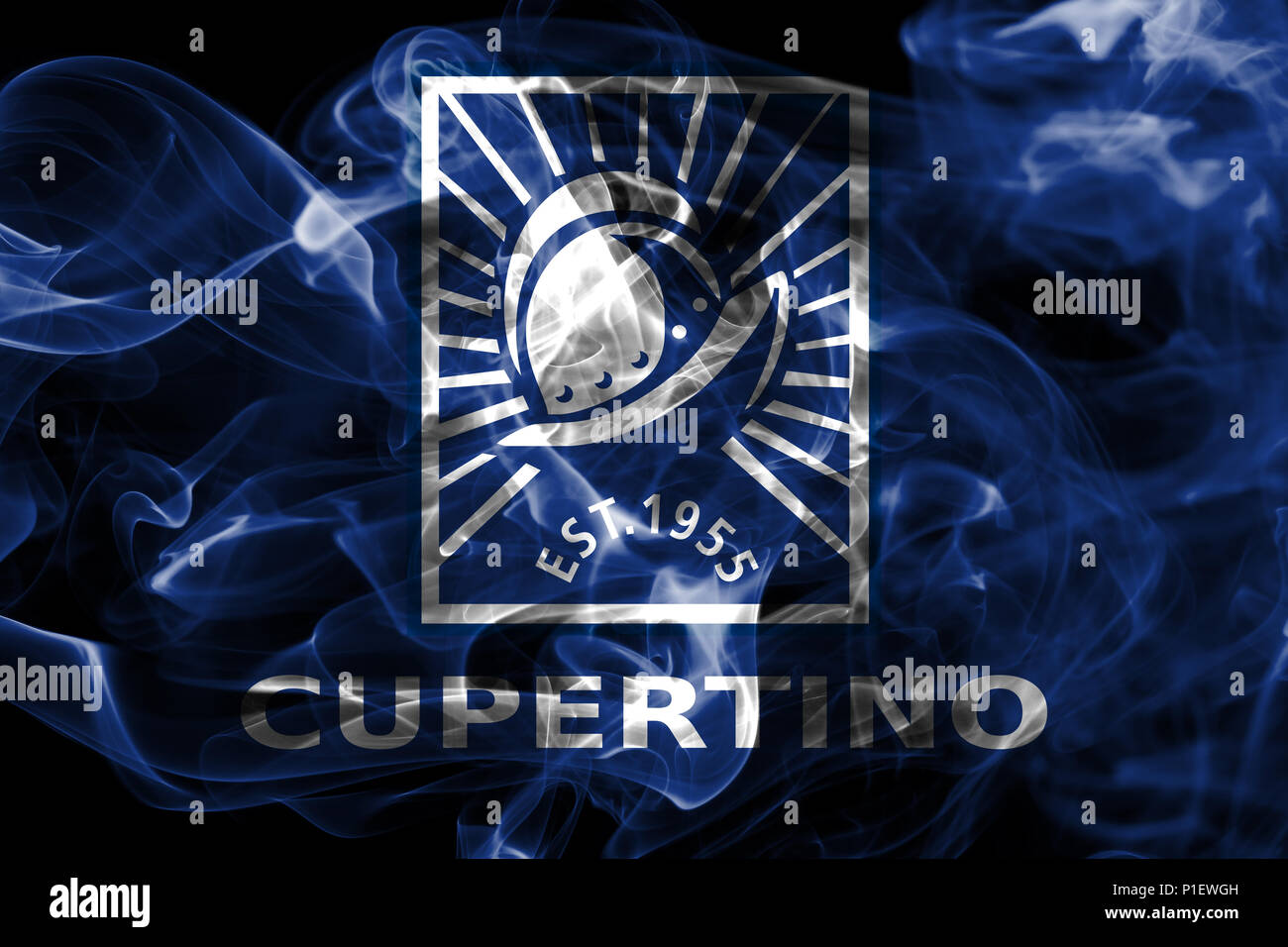 Cupertino flag hi-res stock photography and images - Alamy